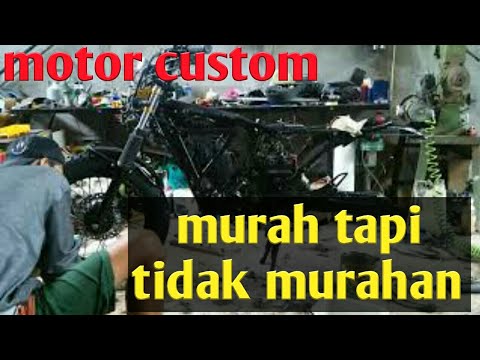 membuat motor custom honda megapro - YouTube