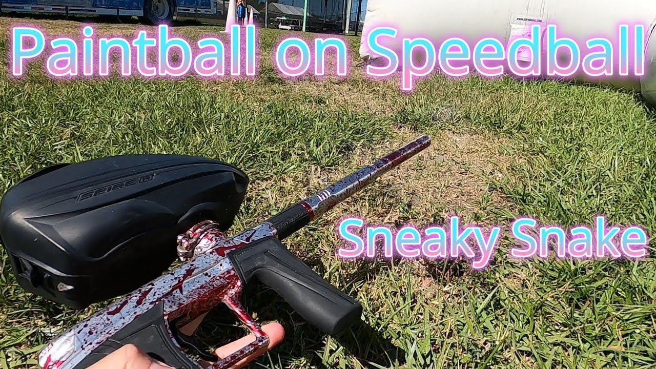 Paintball on Speedball (Sneaky Snake) - YouTube