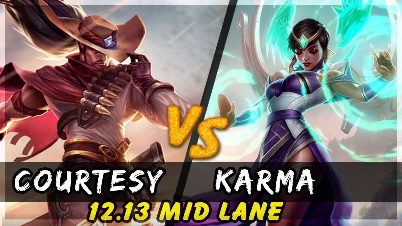 Courtesy - Yasuo vs Karma MID Patch 12.13 - Yasuo Gameplay - YouTube