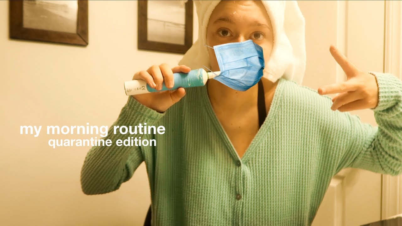 my quarantined morning routine - YouTube