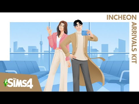 SIMS 4 LETS LOOK AT THE INCHEON ARRIVALS KIT - YouTube