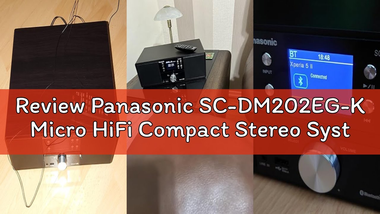 Review Panasonic SC-DM202EG-K Micro HiFi Compact Stereo System with FM ...