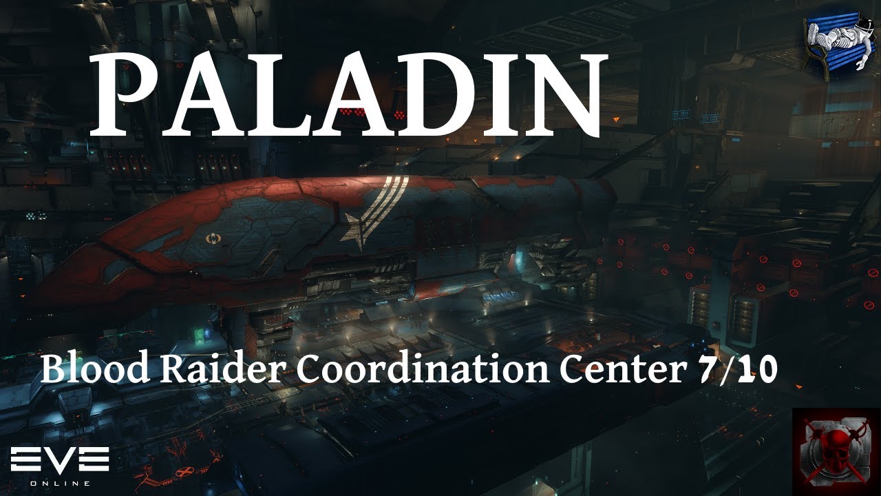 Eve online - Паладин Blood Raider Coordination Center 7/10 - YouTube