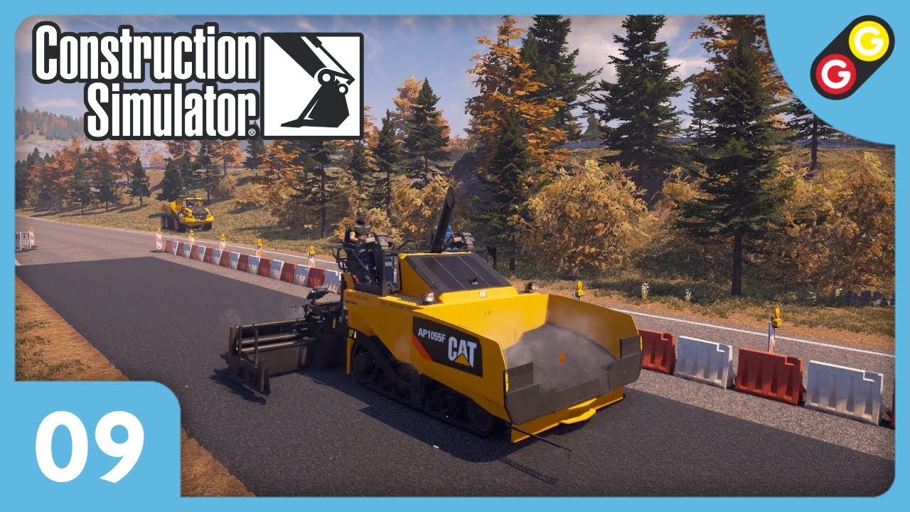Construction Simulator #09 On refait une route ! [FR] - YouTube