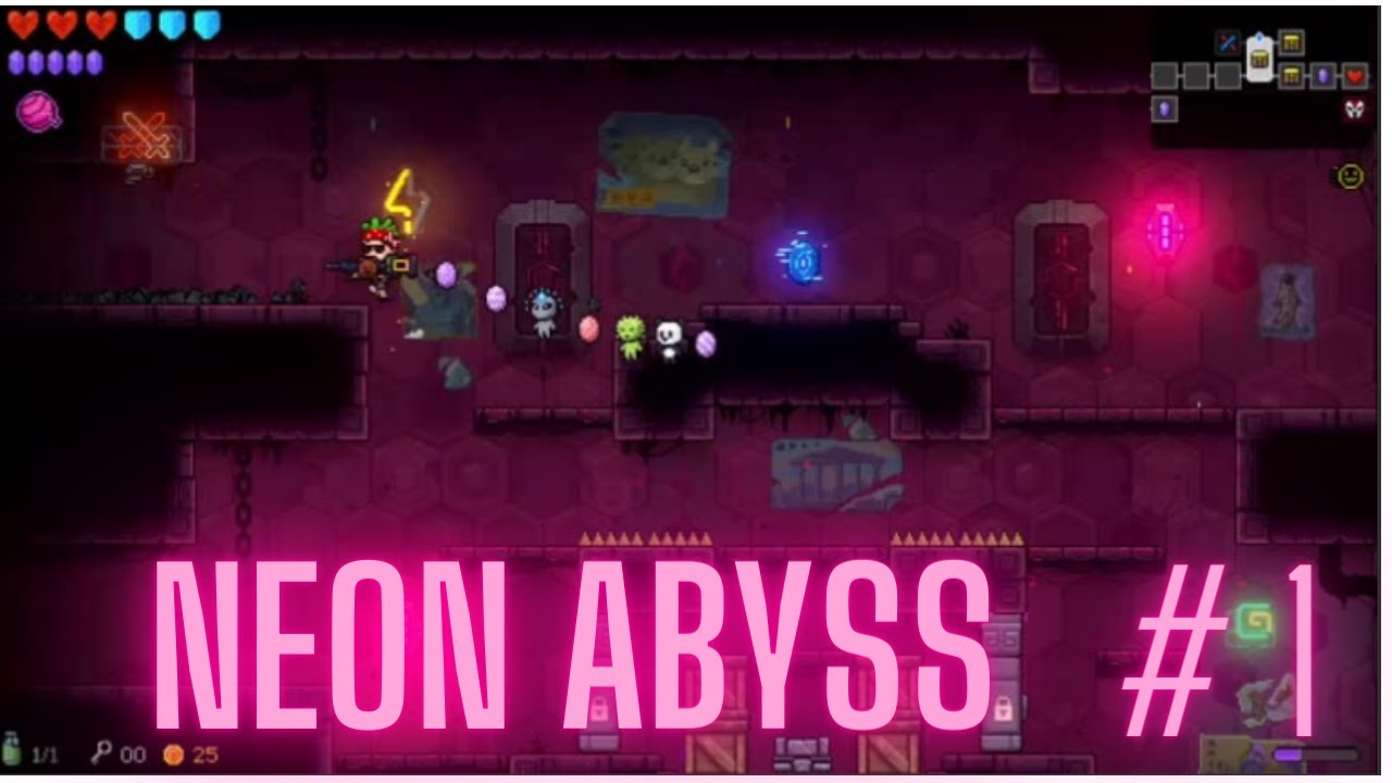 First Day Gameplay Neon Abyss - Episode 1 - YouTube