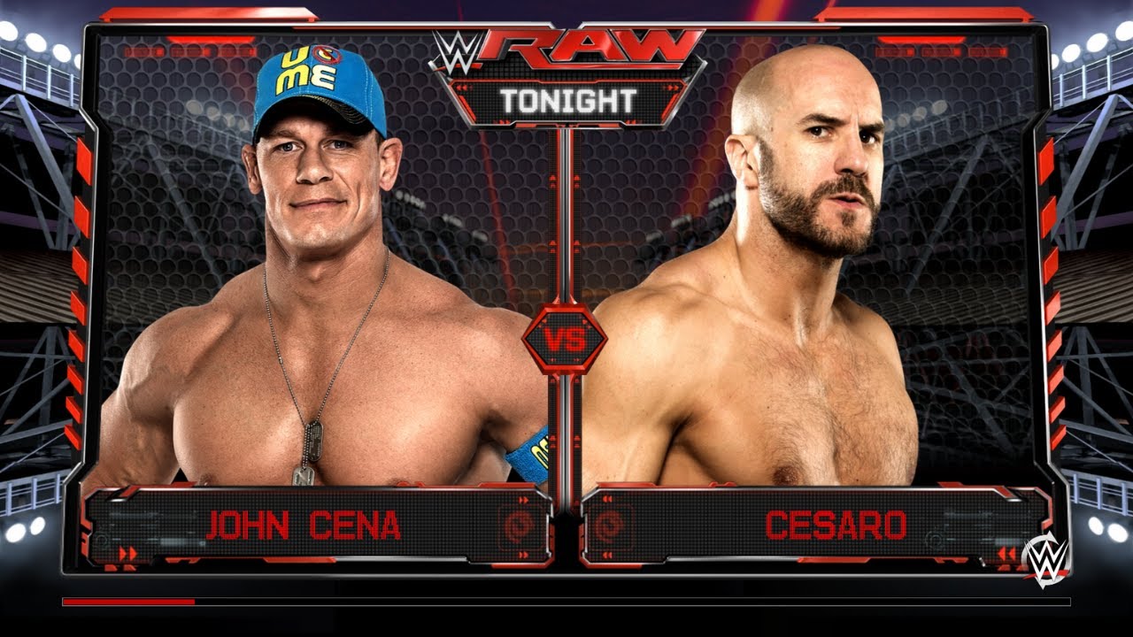 WWE 2K16 - John Cena vs. Cesaro - YouTube