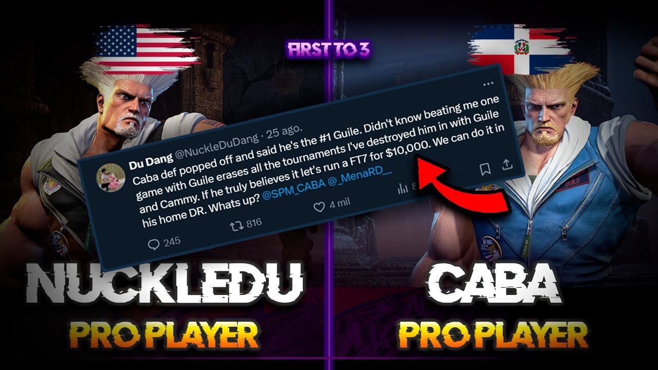 NUCKLEDU (Guile) VS CABA (Guile) - Who's the BEST GUILE in SF6? - YouTube