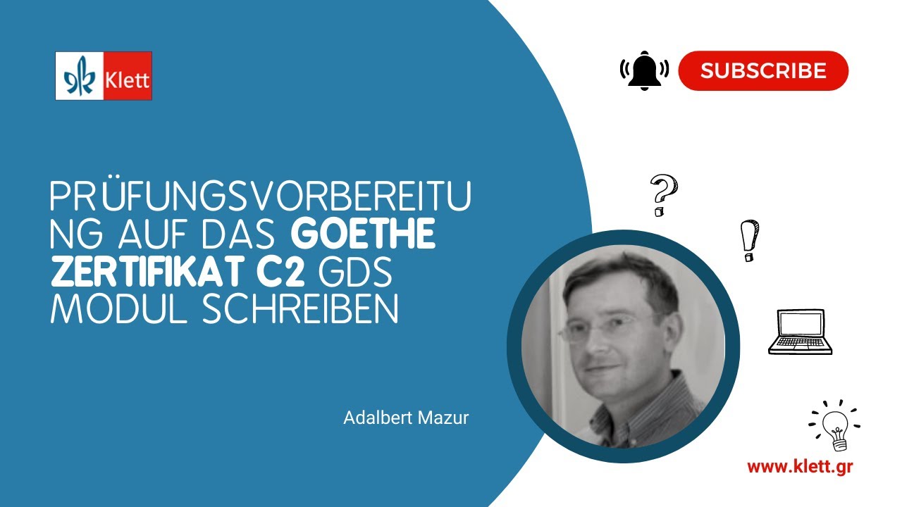 Prüfungsvorbereitung auf das Goethe Zertifikat C2 GDS Modul Schreiben ...