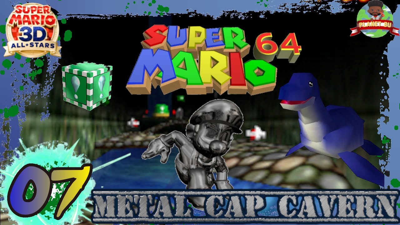 Cavern Of The Metal Cap! All 8 Red Coins! Super Mario 3D All Stars ...