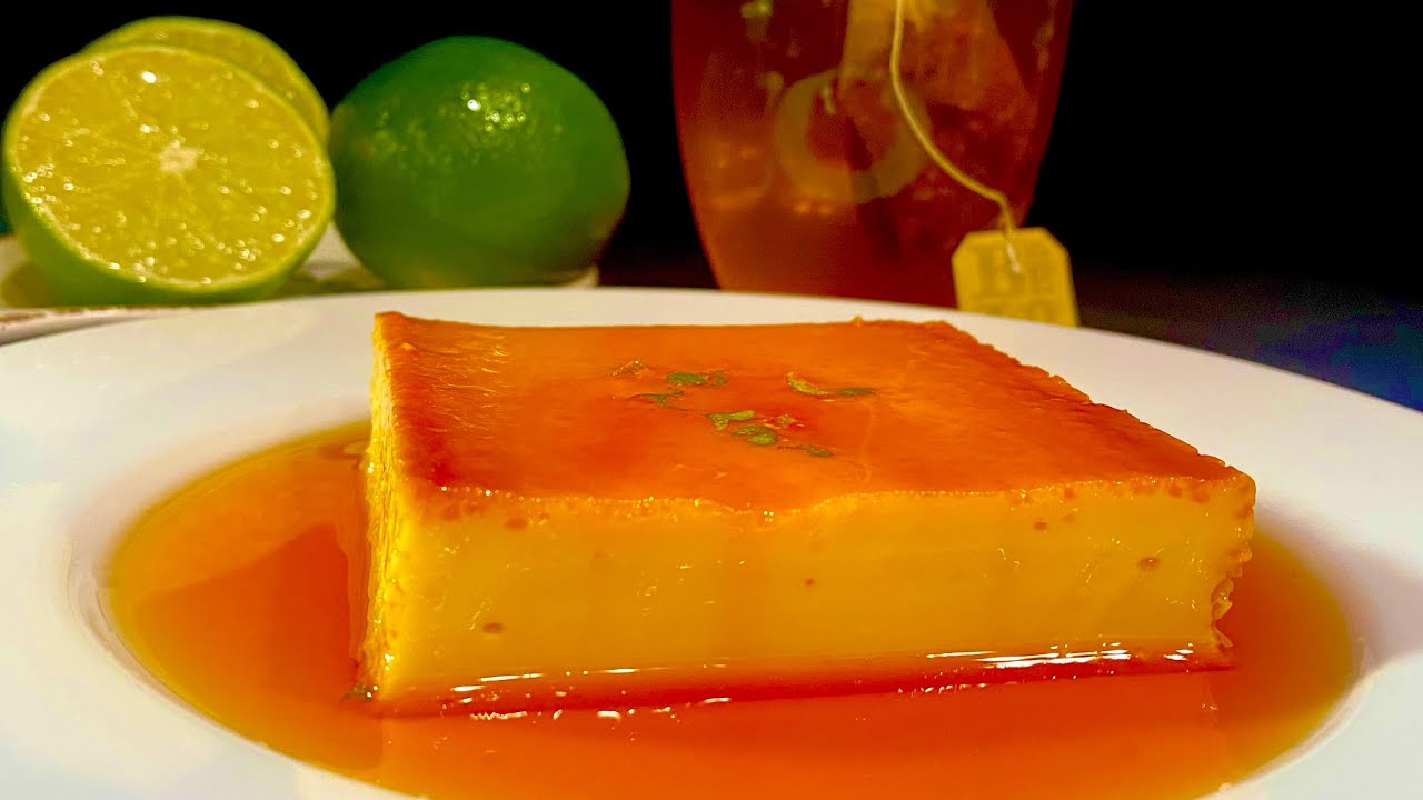 Creamy Lime Custard Flan Dessert / How To Make Easy Leche Flan Dessert ...