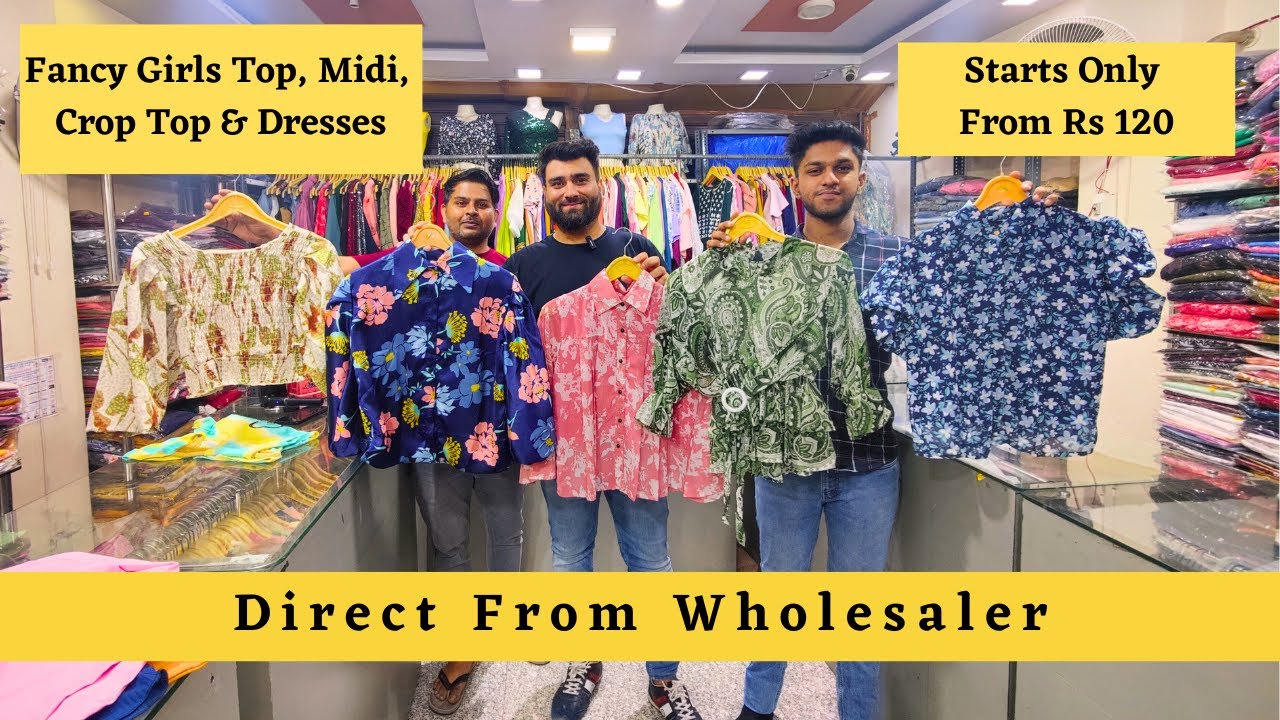 ₹120 से शुरु Girls Top Wholesale Market Delhi ! A1 Quality Tops ...