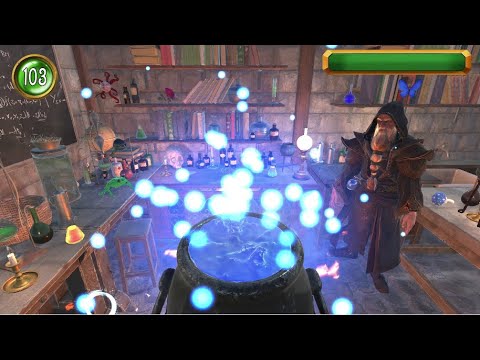 Magic for children on the interactive attraction magic lantern. - YouTube