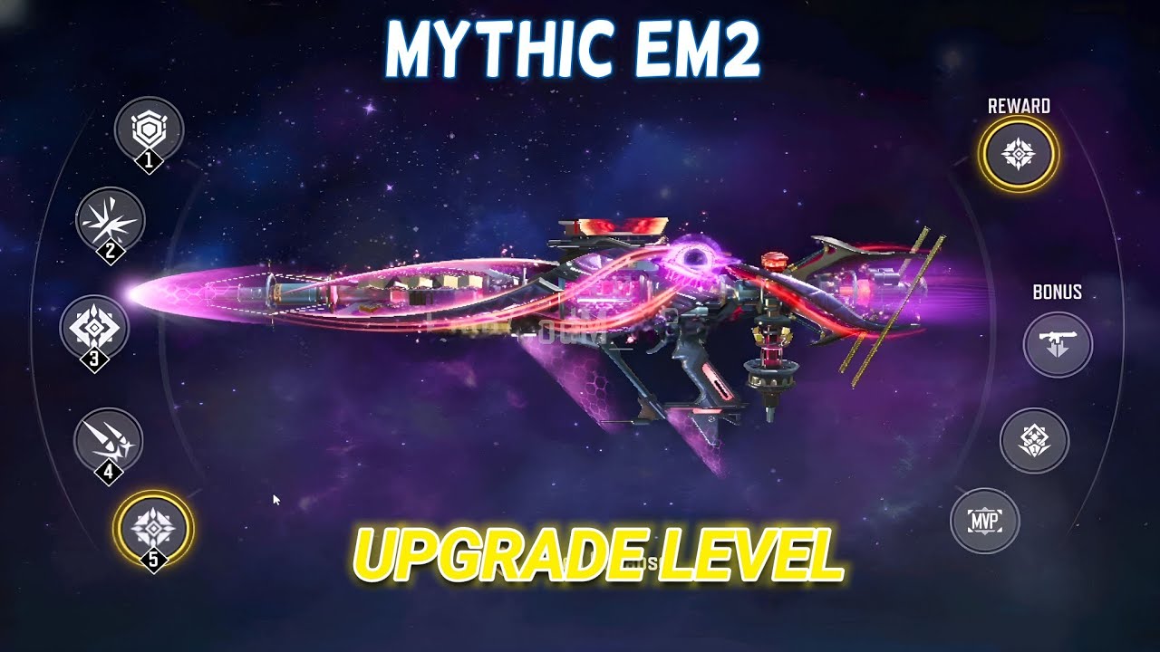 *NEW* MYTHIC EM2 MAX UPGRADE LEVEL + RECEIVED ANIMATION | EM2 MYTHIC CODM - YouTube