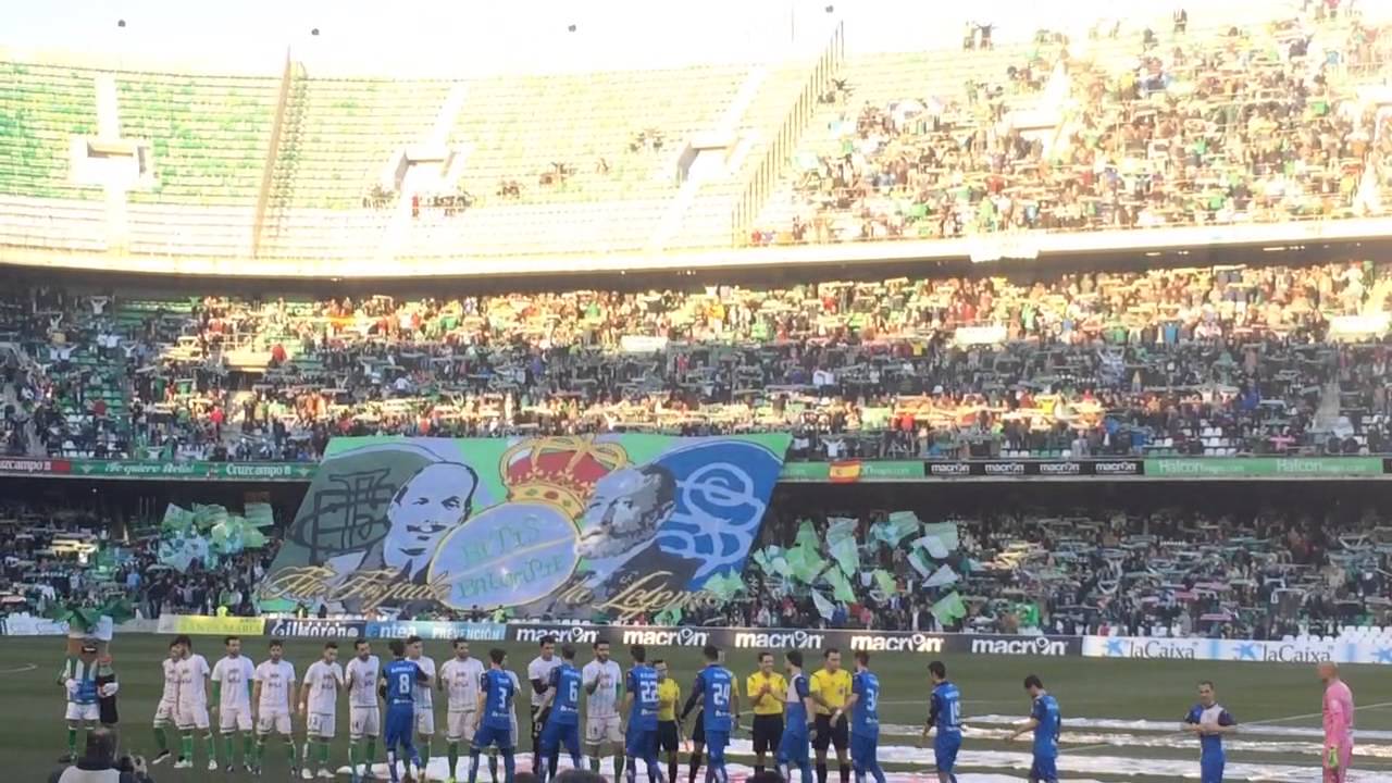 Tifo United Family/Grada 1907 + Himno Betis | Betis - Sabadell - YouTube