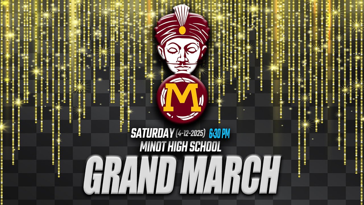 2025 MINOT HIGH SCHOOL GRAND MARCH - YouTube