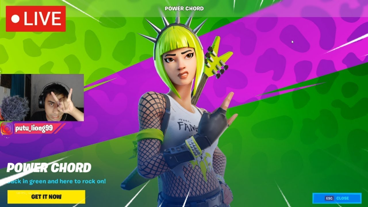 LIVE FORTNITE - POWER CHORD - YouTube
