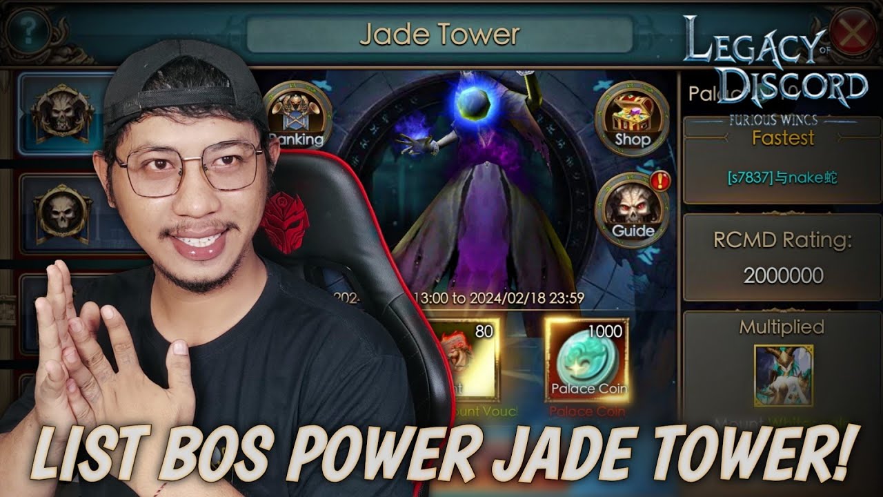 List Bos Jade Tower - Legacy Of Discord - YouTube
