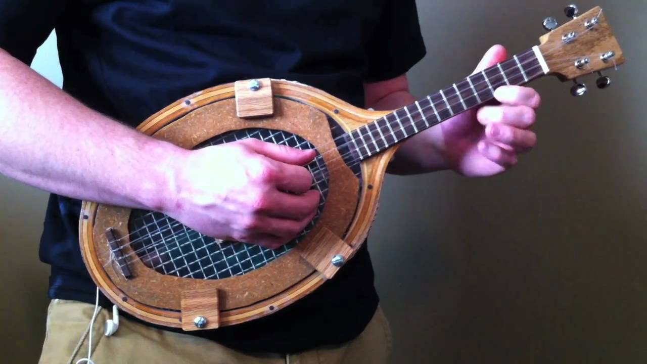 Tennis Racquet Banjo Ukulele - YouTube