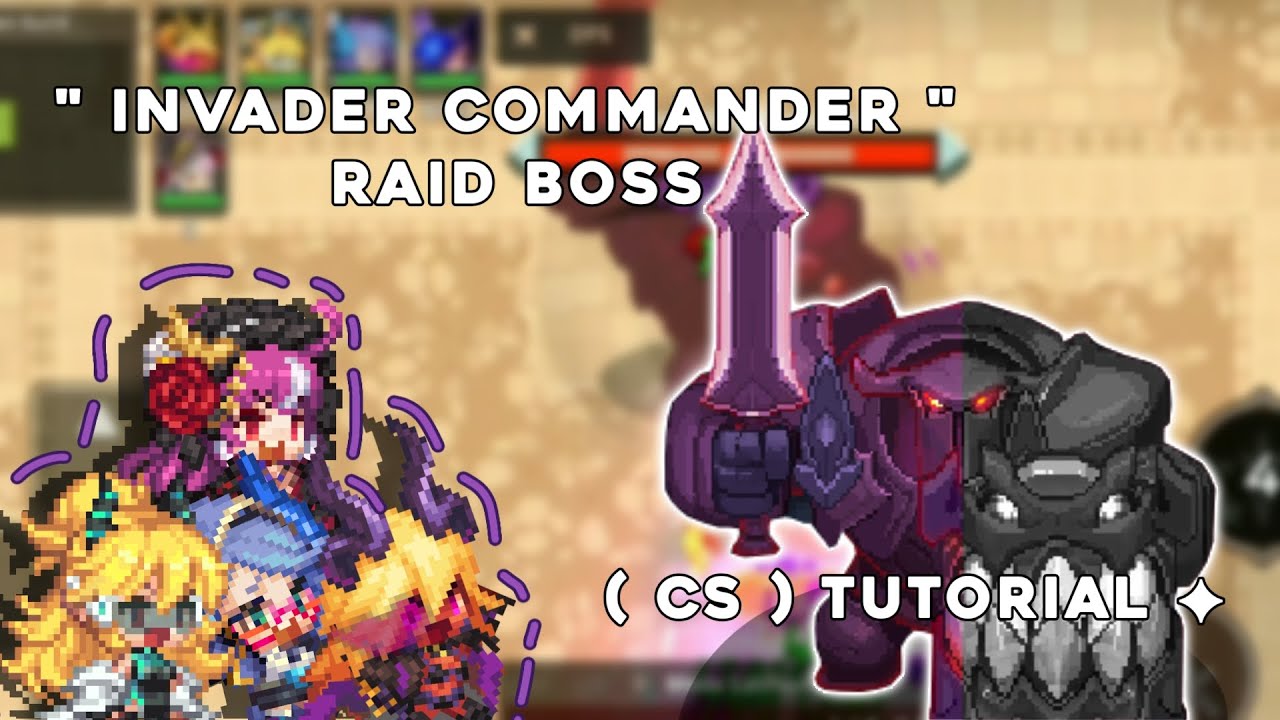 Invader Commander Raid Boss ( Basic ) Tutorial | Guardian Tales. - YouTube