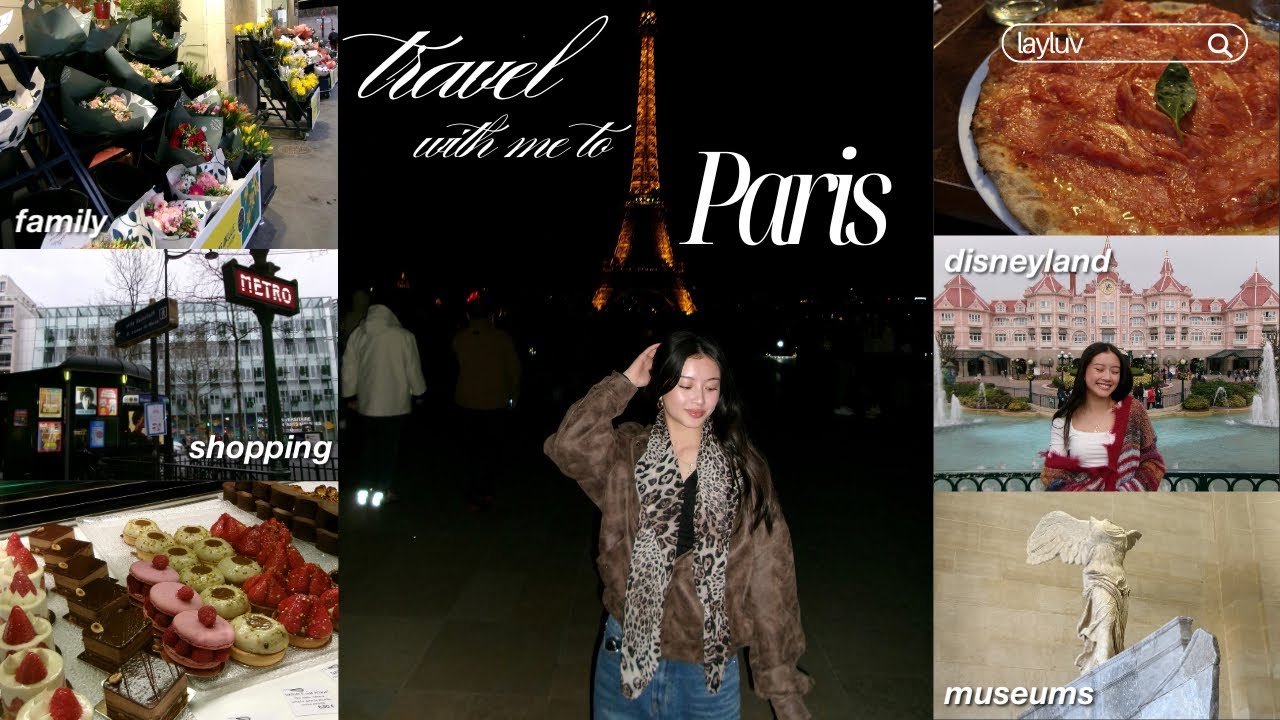 travel with me to PARIS🇫🇷🥖|| disneyland, museums, shopping, fancy ...