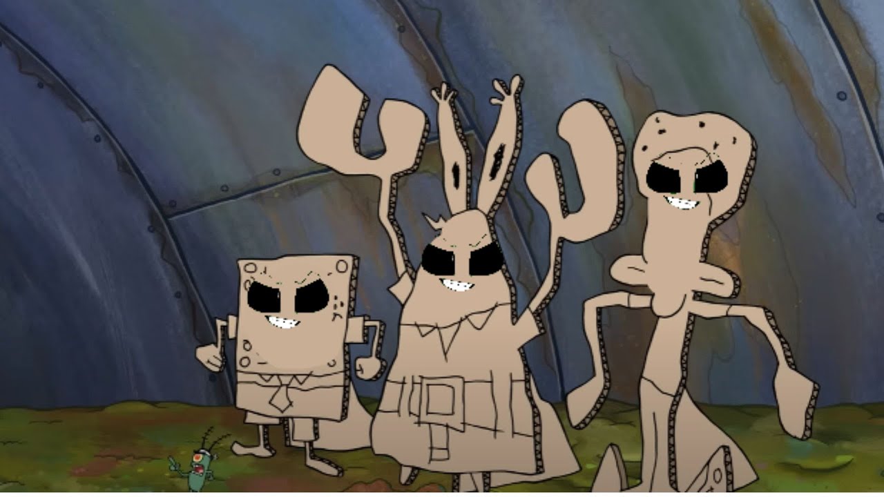 THE STORY OF SPONGEBOB SQUAREPANTS | SPONGEBOB SQUAREPANTS BECAME PAPER ...