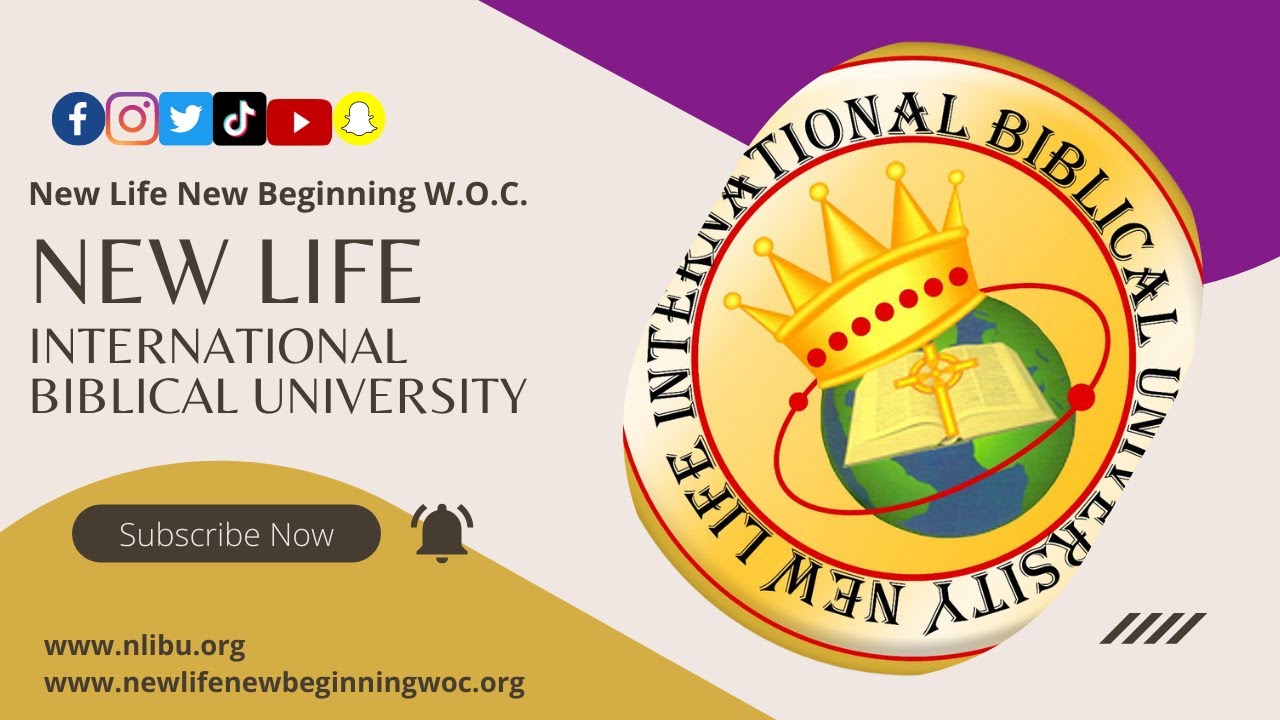 New Life International Biblical University: Congratulations Graduates ...