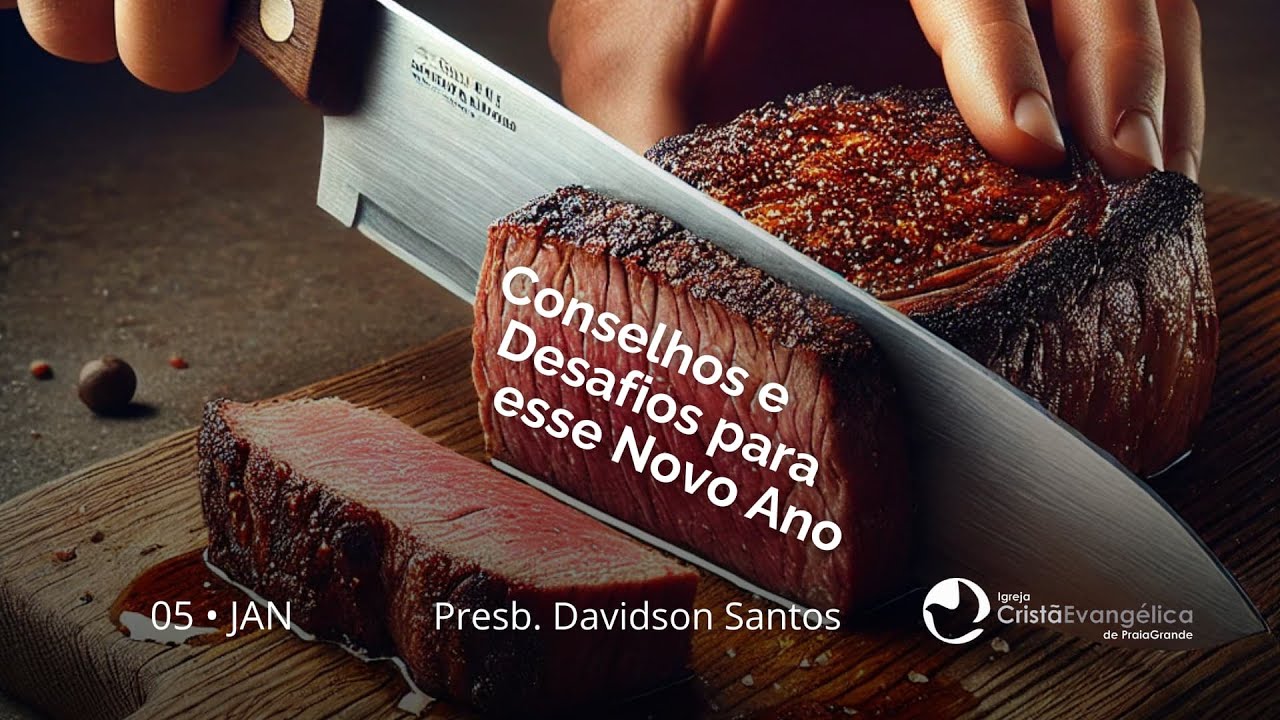 Conselhos e Desafios pra esse Novo Ano - Presbitero Davidson Santos - YouTube