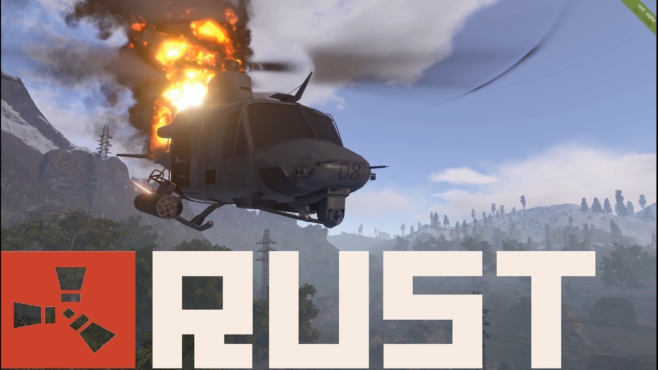 Rust|Heli Battle - LR300 Rules the Heli - YouTube