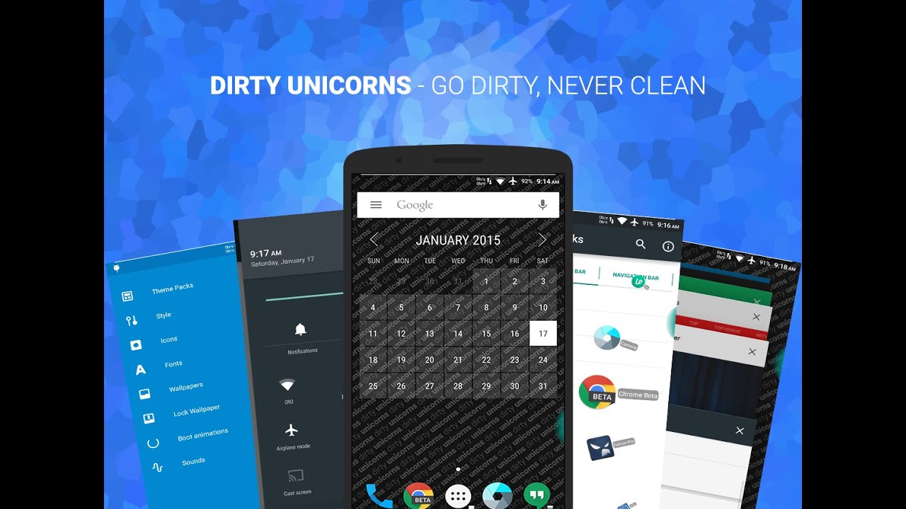 DIRTY UNICORNS OFFICIAL ROM LG G3 LOLLIPOP ANDROID 5 BY TONISAUFFA - YouTube