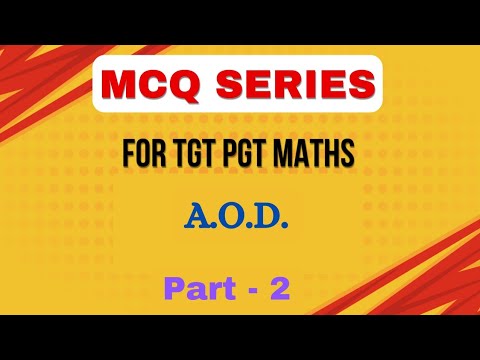 28.APPLICATION OF DERIVATIVES II MCQ SERIES FOR TGT PGT MATHS - YouTube