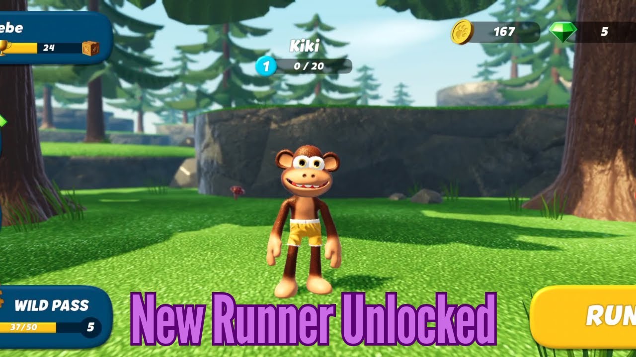 KIKI Funny Runner Unlocked | Wild Runners Android Gameplay - YouTube