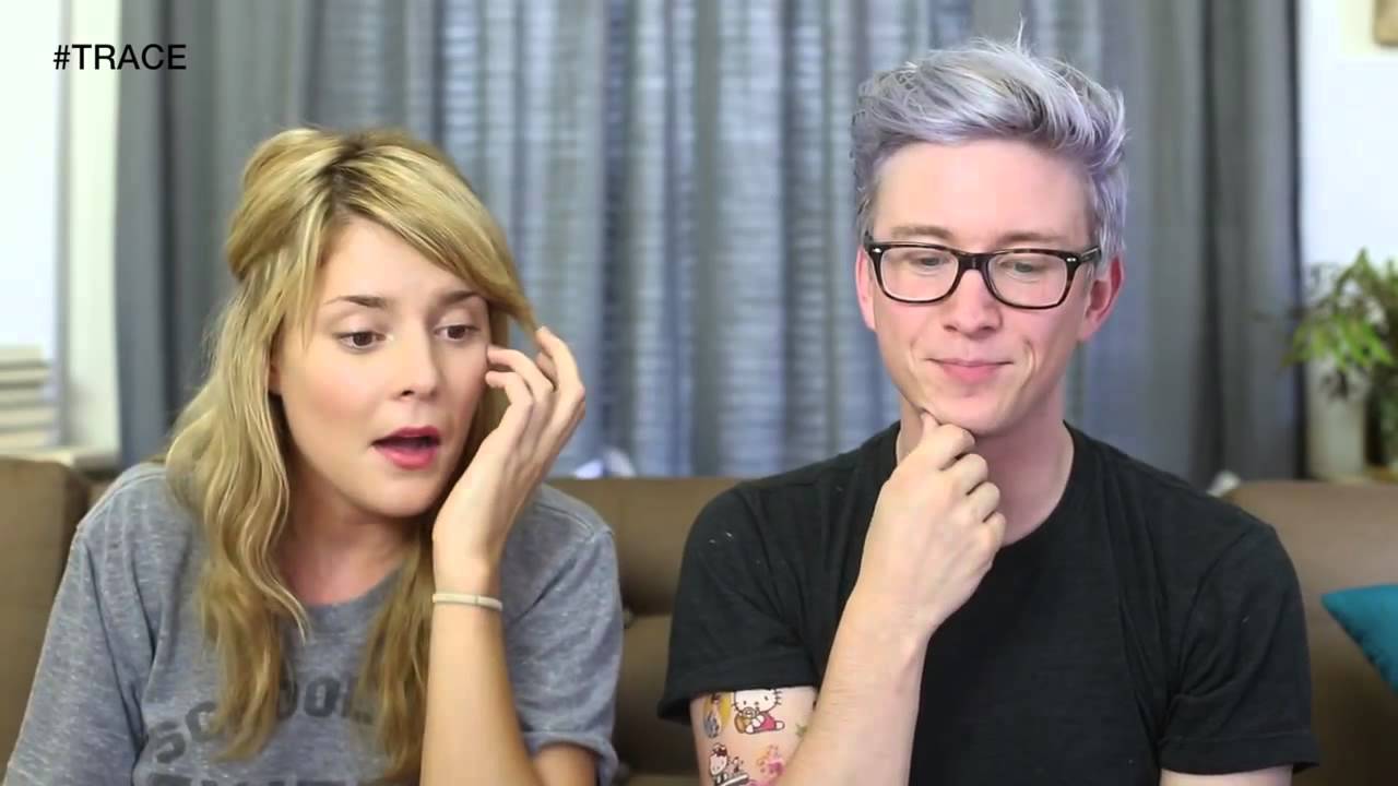 [Tyler Oakley 한글 자막]2GIRLS1CUP REACTION ft Grace Helbig Tyler Oakley ...