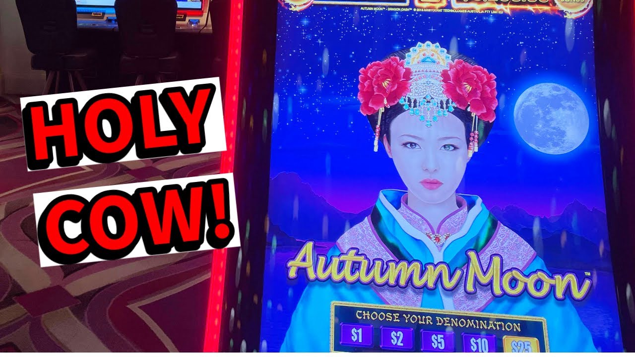 EPIC FIRST SPIN TRICK! ON A Dragon Link Autumn Moon Slot. #slots #games ...