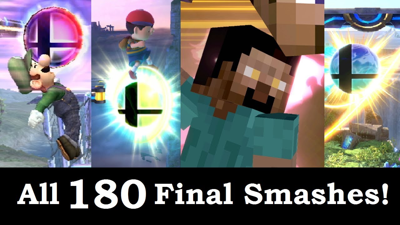 All 180 Final Smashes in the Super Smash Bros. Series - YouTube