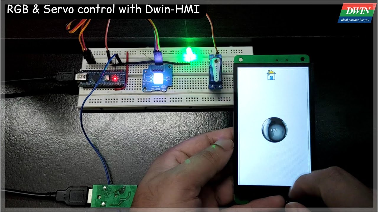 How to control Devices using Dwin HMI - YouTube