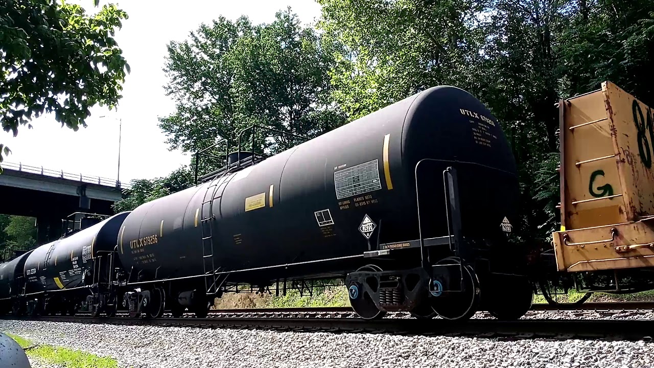 NS 385 WITH NS #4193 AC446CM HORSE HEAD SOUTH BOUND MIXED FREIGHT TRAIN ...