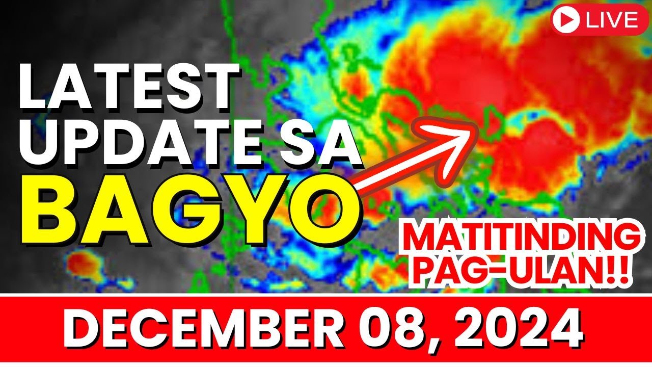 Latest Update Sa Bagyo December 08, 2024 | Low Pressure Area in the ...