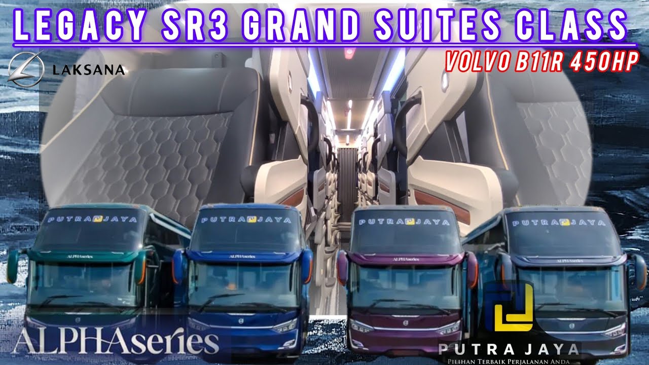 ARMADA TERBARU PO BUS PUTRA JAYA‼️ALPHA SERIES VOLVO B11R EURO 5 BODY ...
