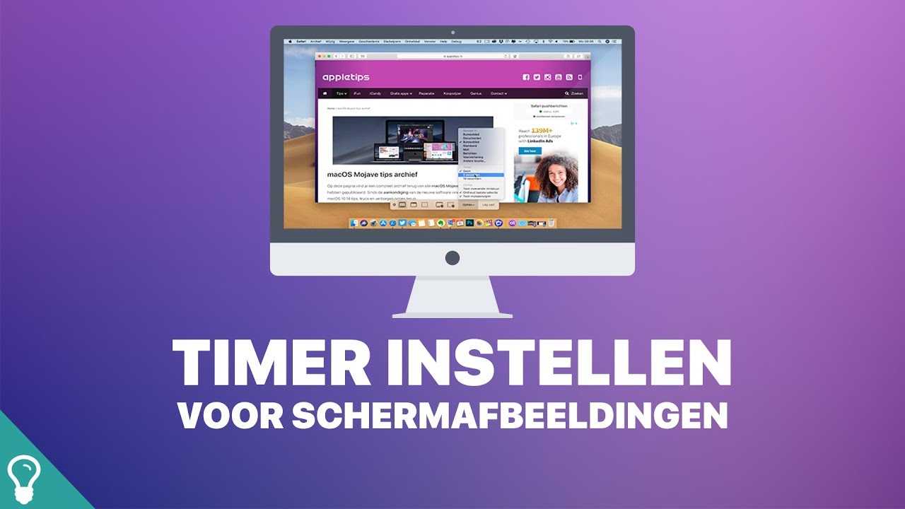 Mini screencast: Timer instellen voor schermafbeeldingen of video ...