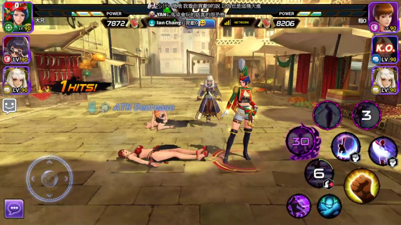 [Kof All Star] 2020/10/6 PVP global server , TEST Lady Geese round 2 ...
