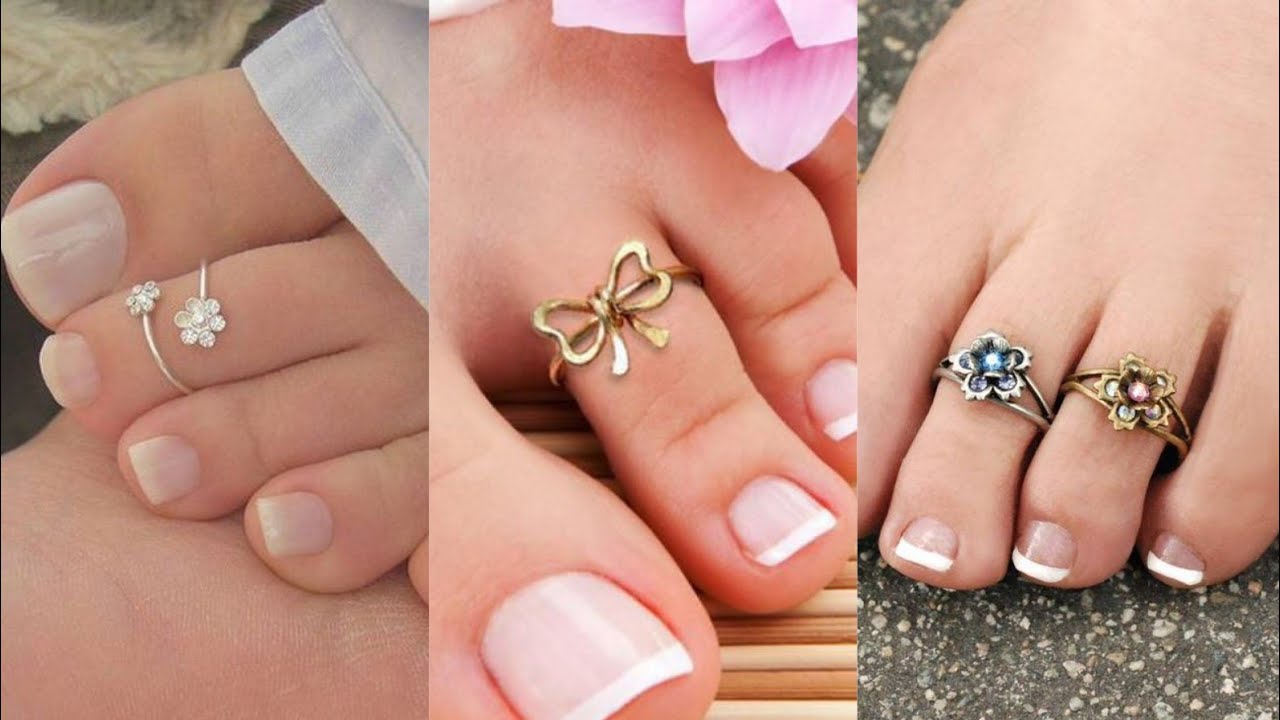 Latest Toe Rings Designs 2022 // Simple and beautiful daily wear silver ...
