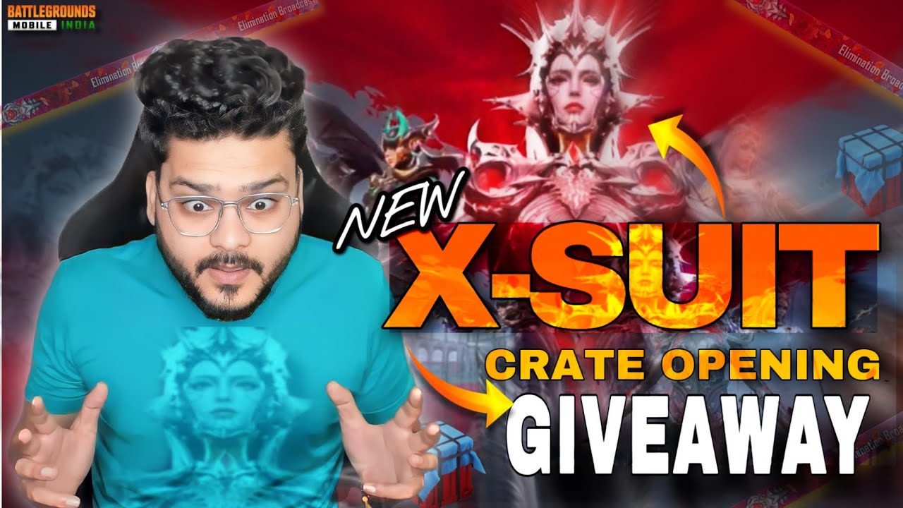 #1 NEW X -SUIT GIVEAWAY😱 | 100000$ X-SUIT CRATE OPENING WITH ...