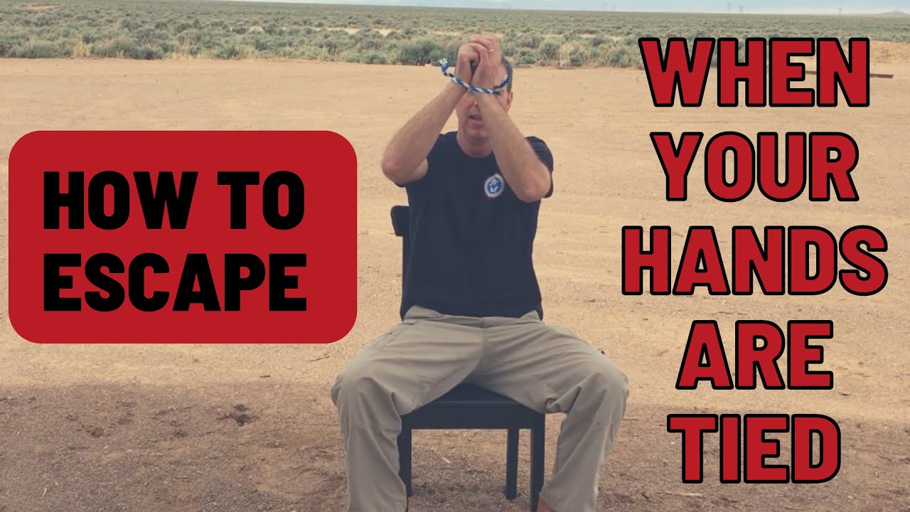 How to Escape Rope Tied Wrists - YouTube