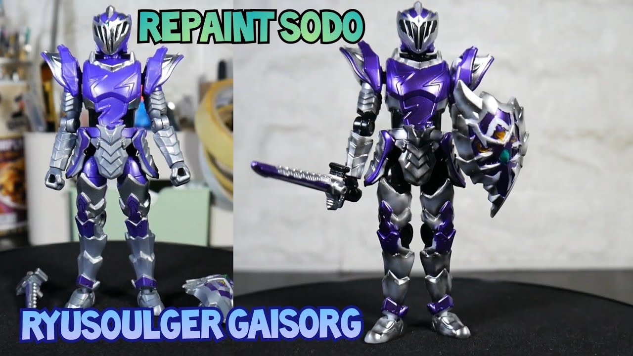 Custom Repaint Sodo Ryusoulger Gaisorg Sơn Lại Mô Hình | ToyKVT - YouTube