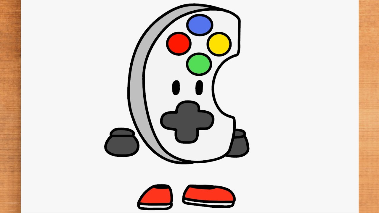 How to draw CONTROL FREAK from Stumble Guys - YouTube