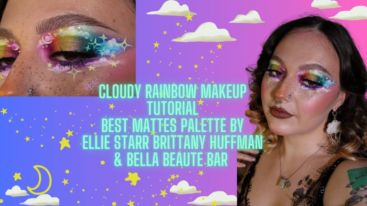 Best Mattes Cloudy Rainbow Eyeshadow | Ellie Starr Brittany Huffman ...