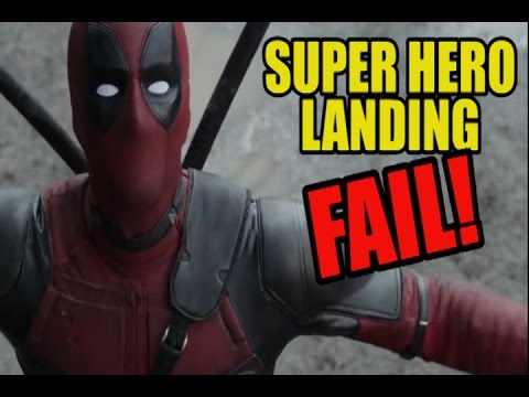 Spider-Man Super Hero Landing Fail - YouTube