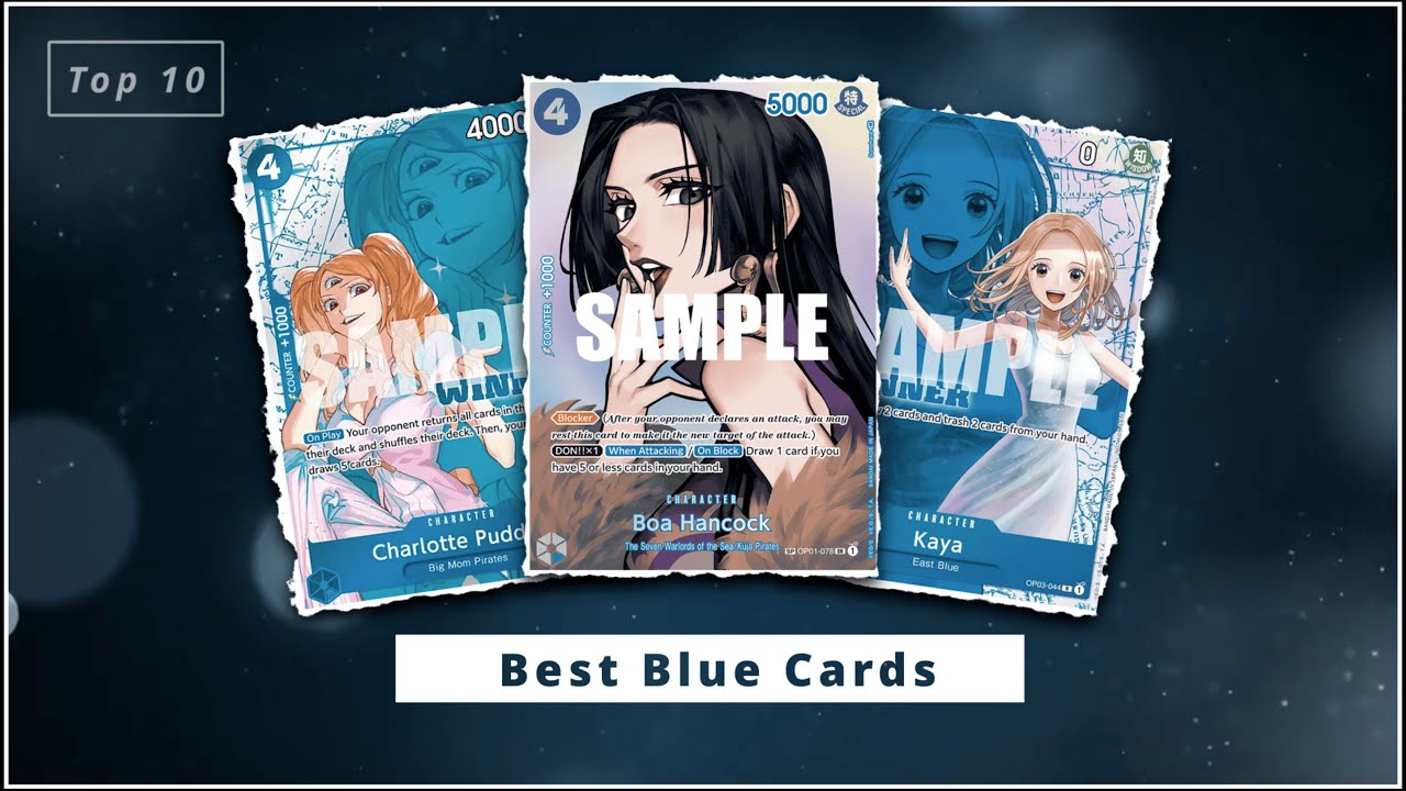 Top 10 Blue Cards [One Piece TCG] - YouTube