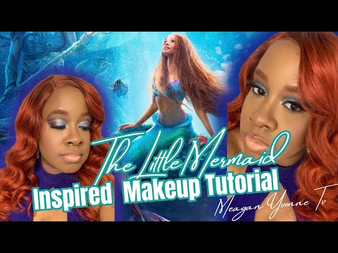 THE LITTLE MERMAID | Inspired Makeup Tutorial | 2023 | Aquatic Eye ...