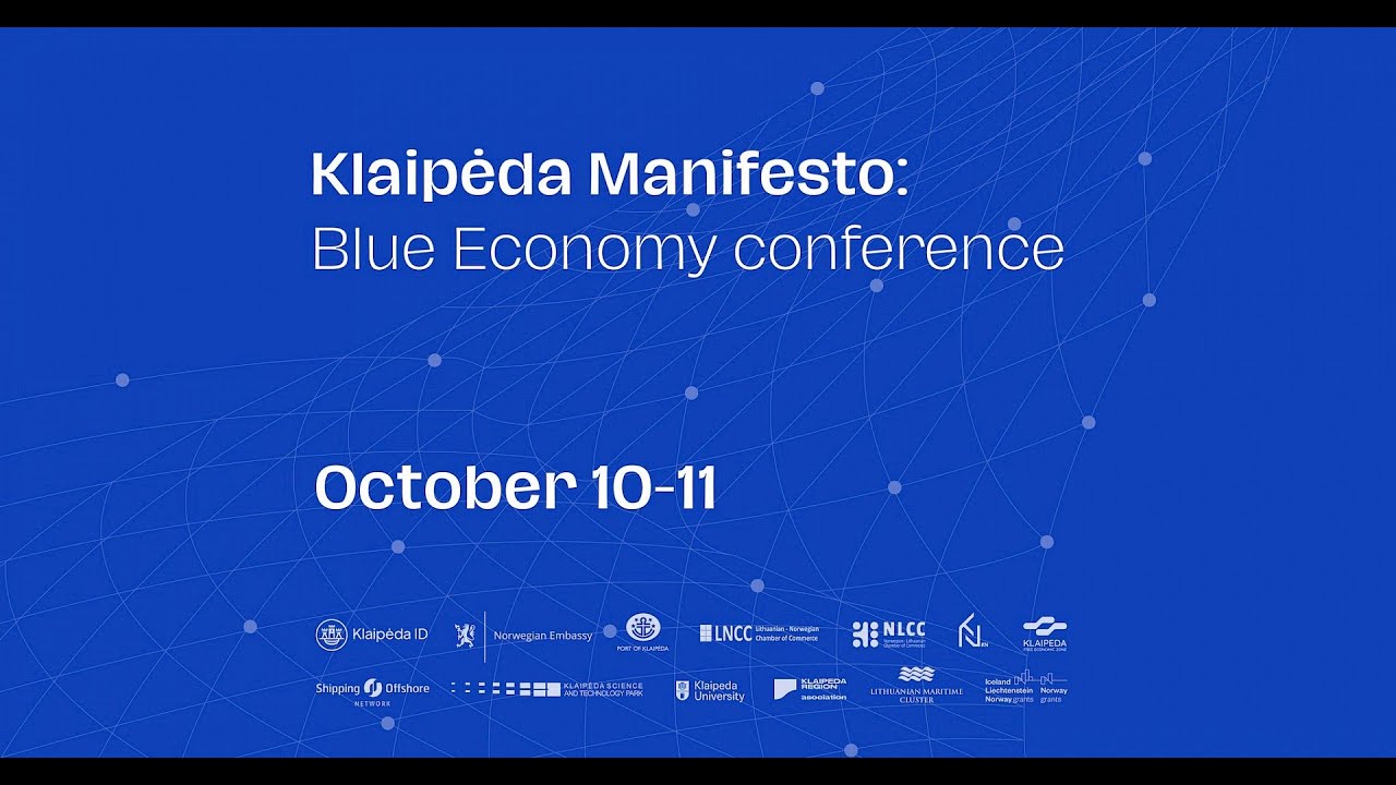 Klaipėda Manifesto: Blue Economy Conference - YouTube